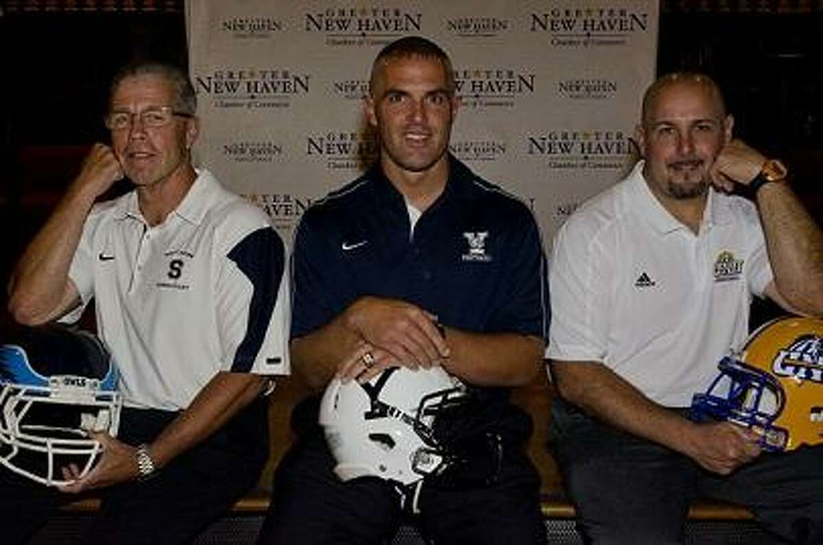 COLLEGE FOOTBALL: UNH, SCSU, Yale coaches speak at Chalk Talk event