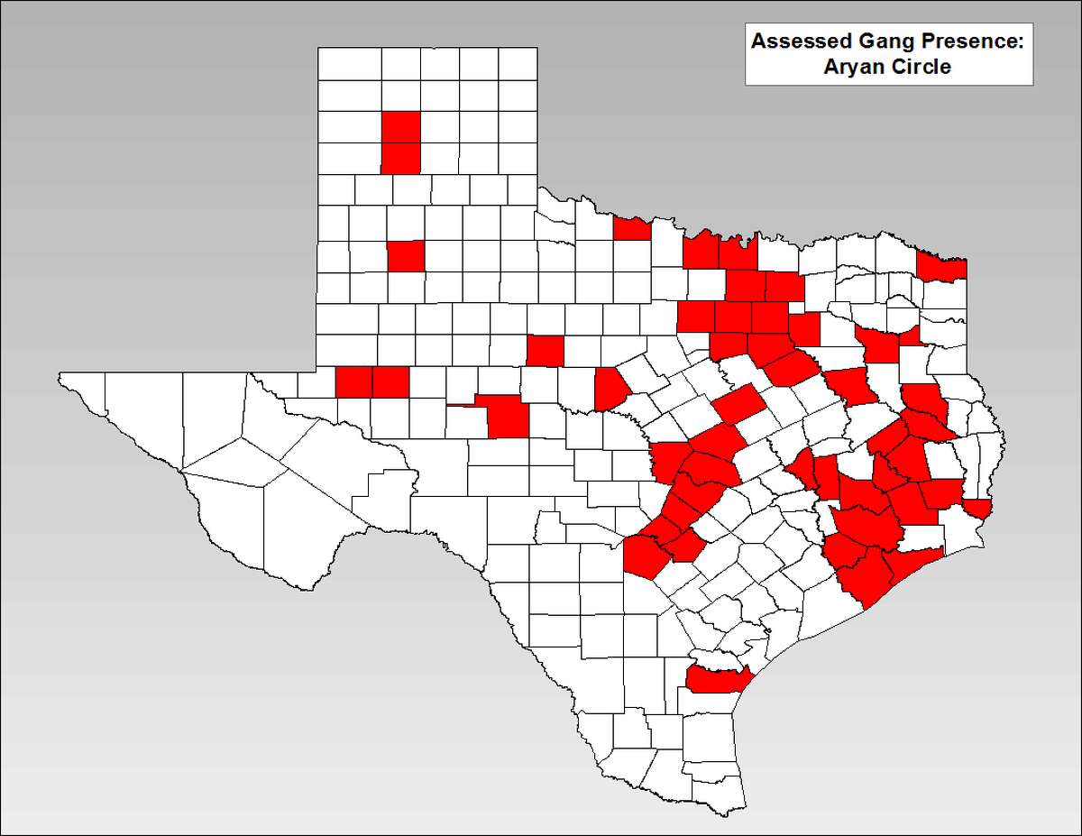 Map: Where Texas' most significant gangs, criminal groups are located