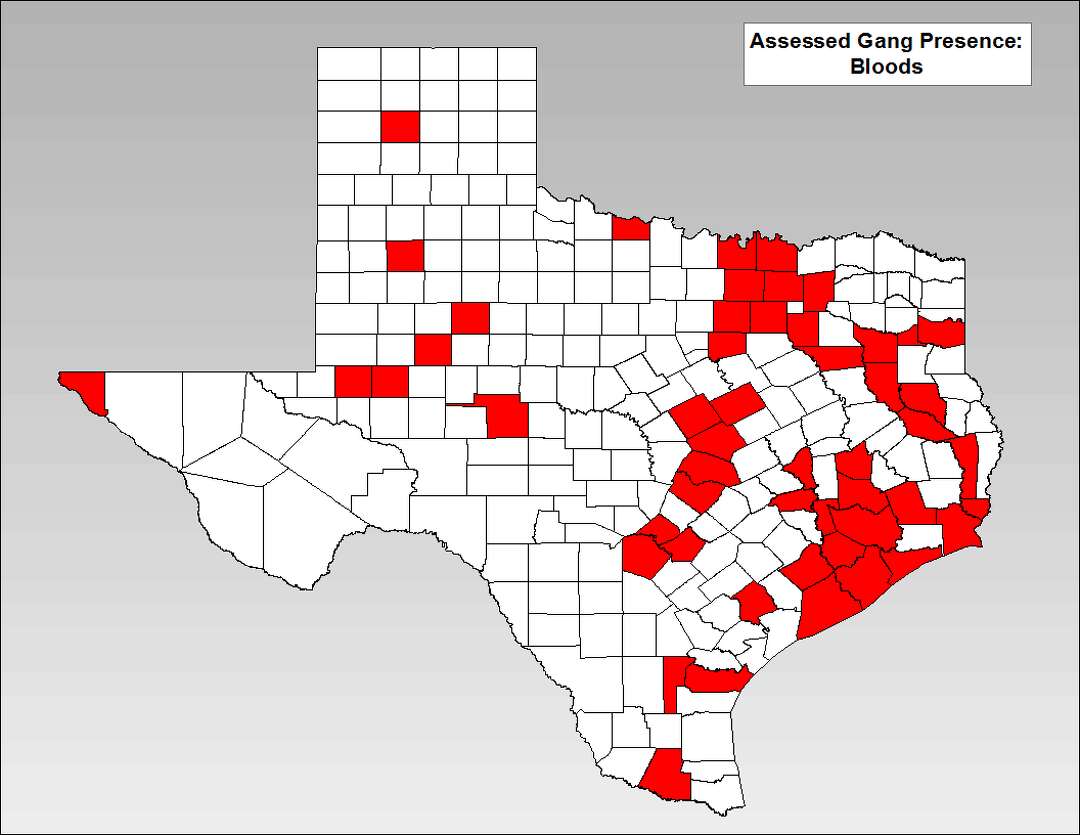 Map: Where Texas' most significant gangs, criminal groups are located