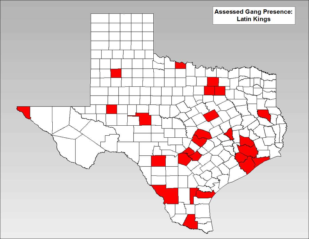 Map: Where Texas' most significant gangs, criminal groups are located