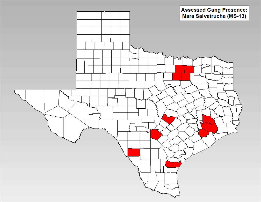 Map: Where Texas' most significant gangs, criminal groups are located