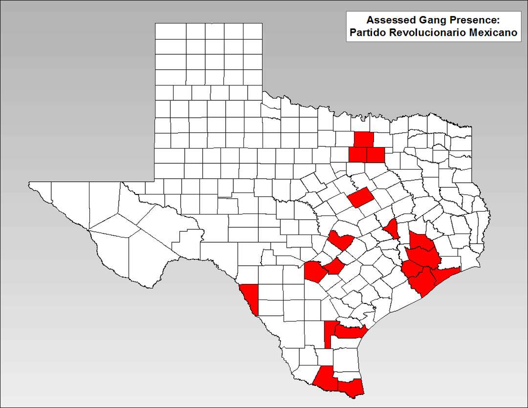 Map: Where Texas' most significant gangs, criminal groups are located