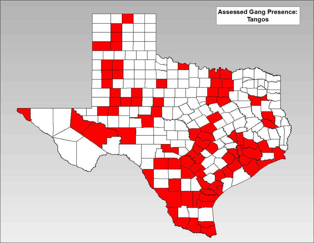 Map: Where Texas' most significant gangs, criminal groups are located
