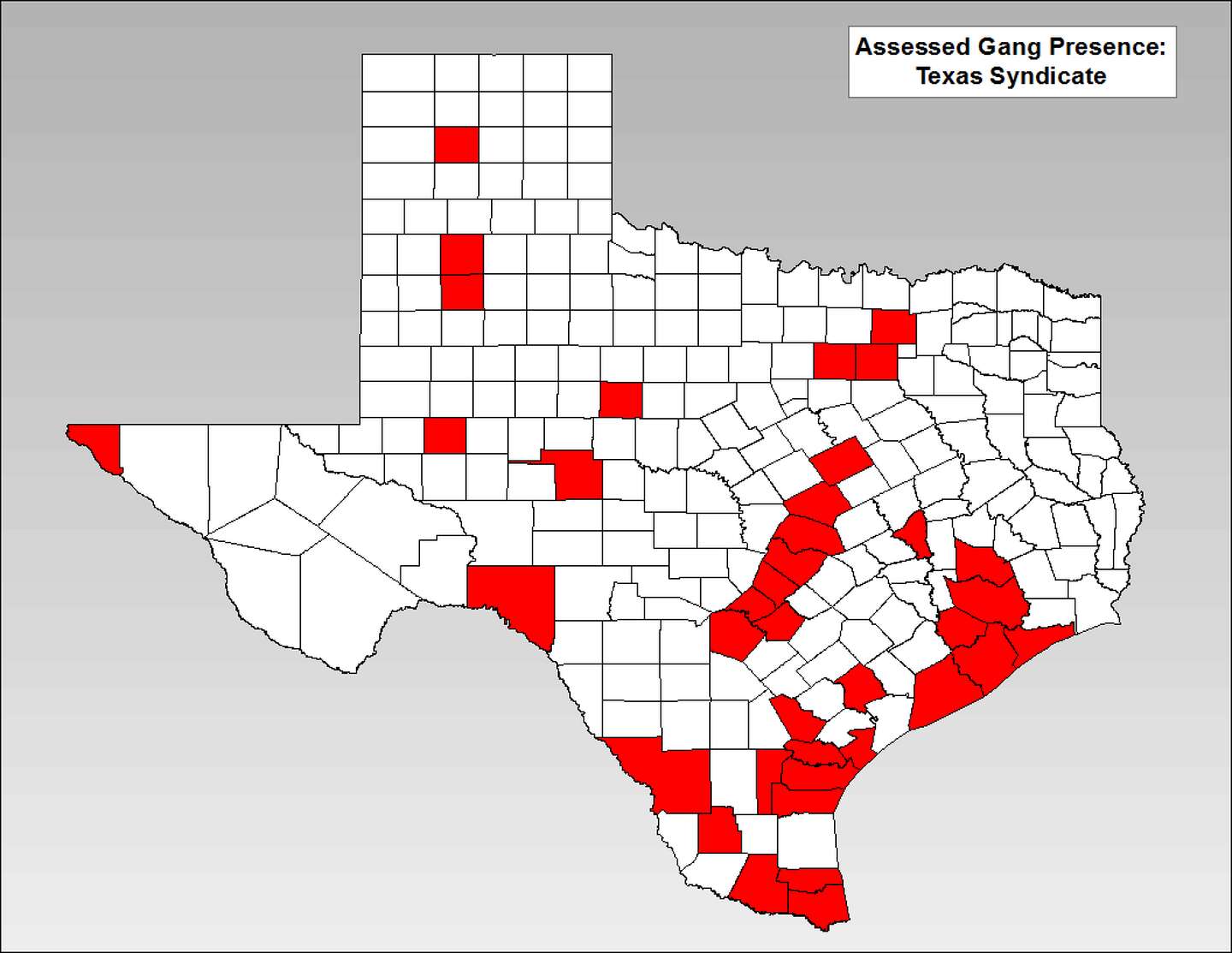 Map: Where Texas' most significant gangs, criminal groups are located