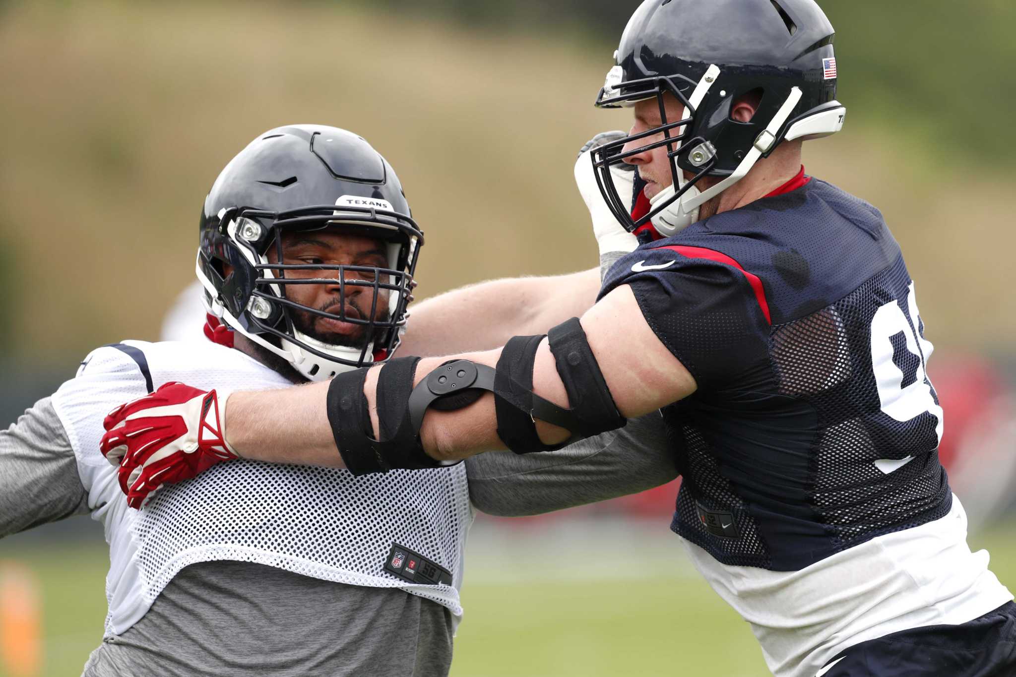 Texans guard Jeff Allen back quickly from high-ankle sprain
