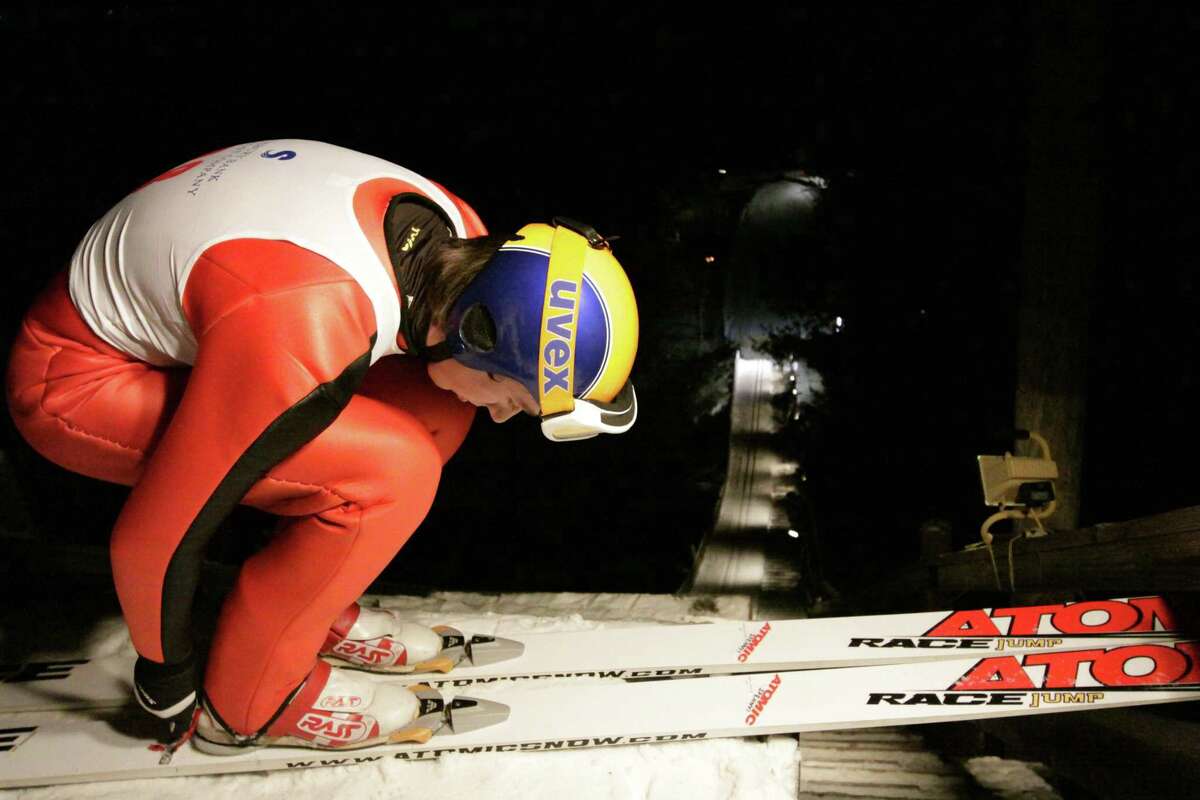 Winter carnival in Salisbury, Jumpfest at Satre Hill