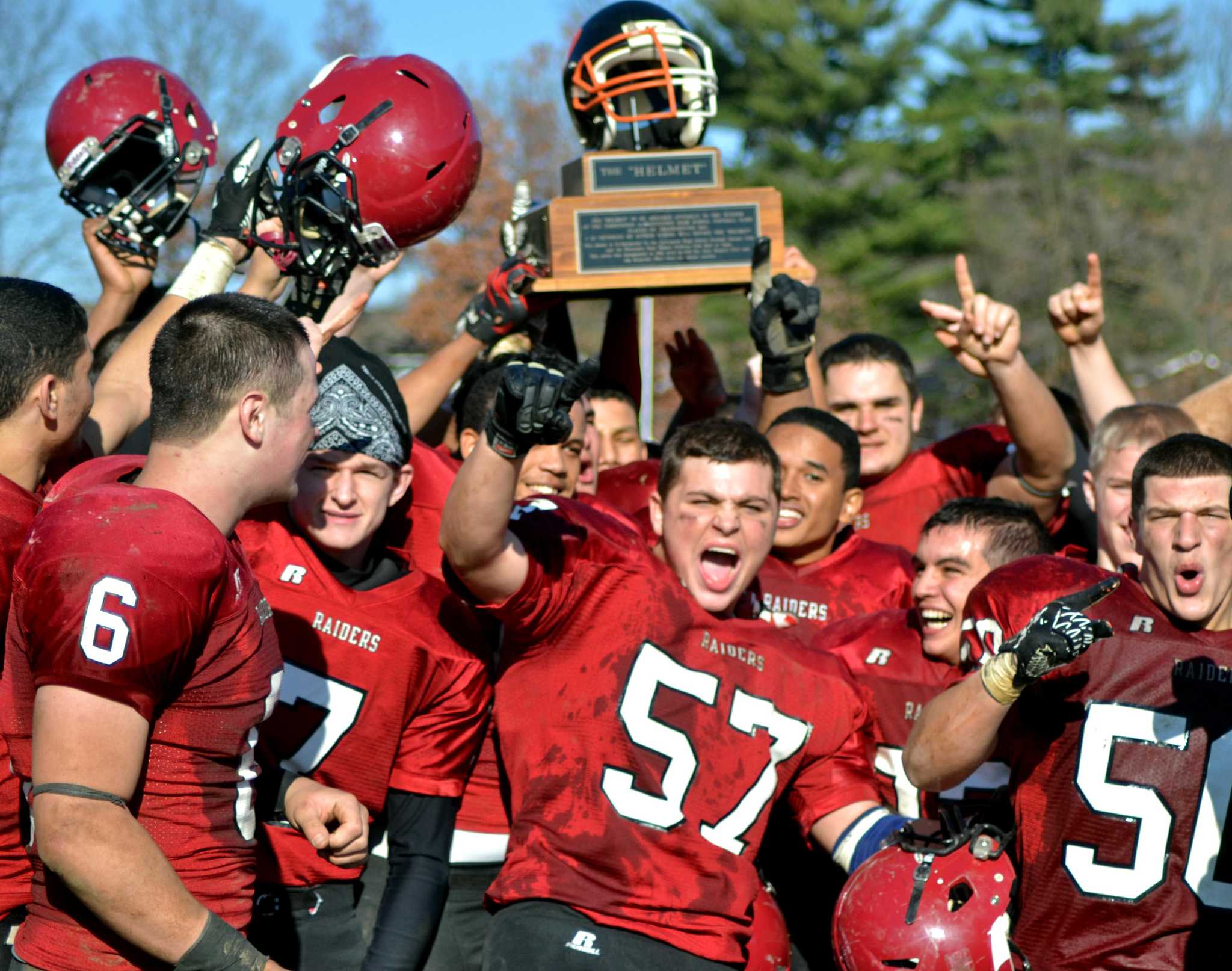 HIGH SCHOOL FOOTBALL: "The Helmet" back with the Raiders