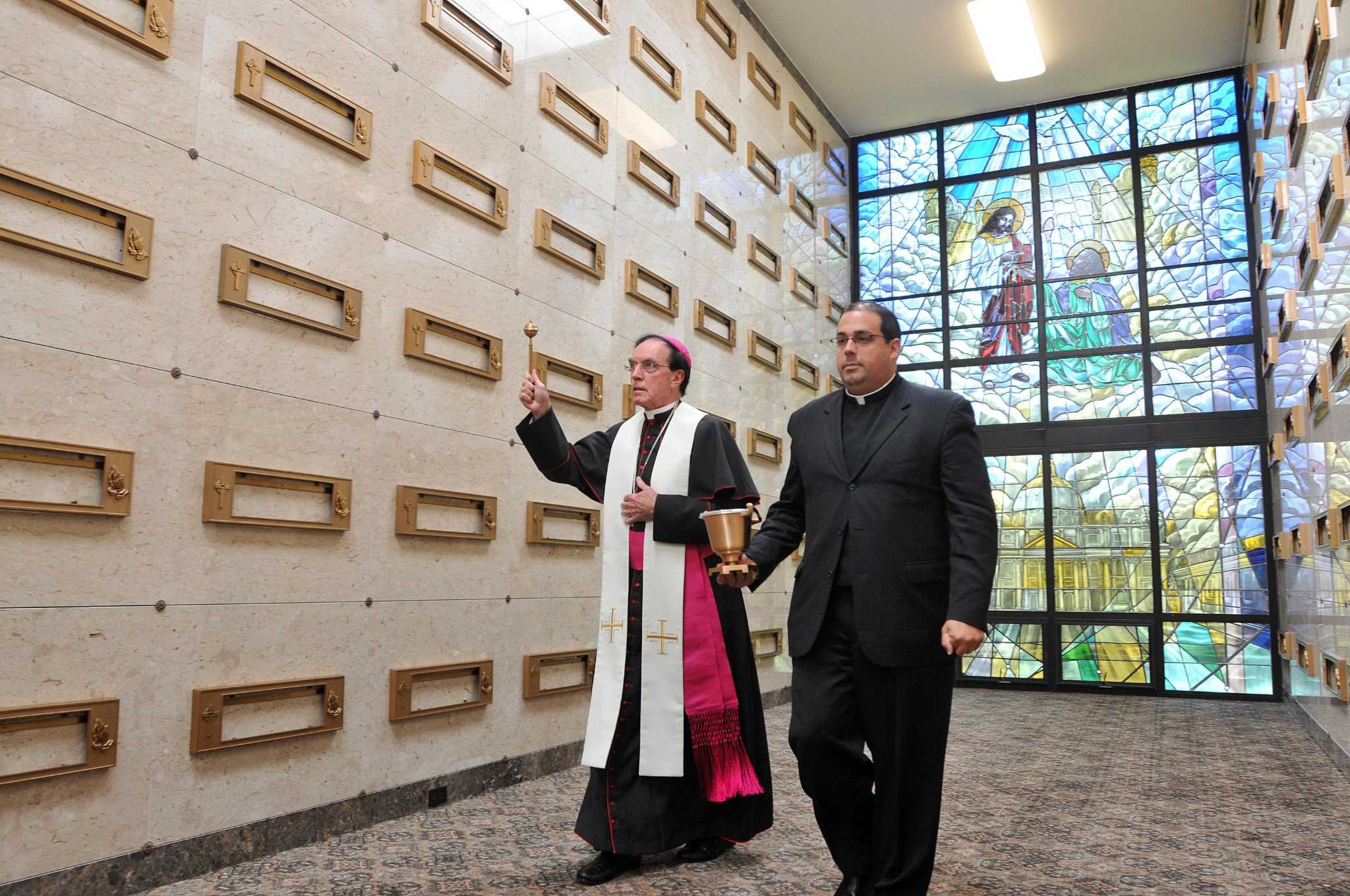 Archbishop Henry J. Mansell, 100 celebrate mausoleum expansion in Derby