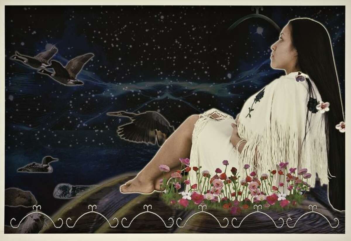 Colgate exhibit focuses on Haudenosaunee Skywoman mythology and art