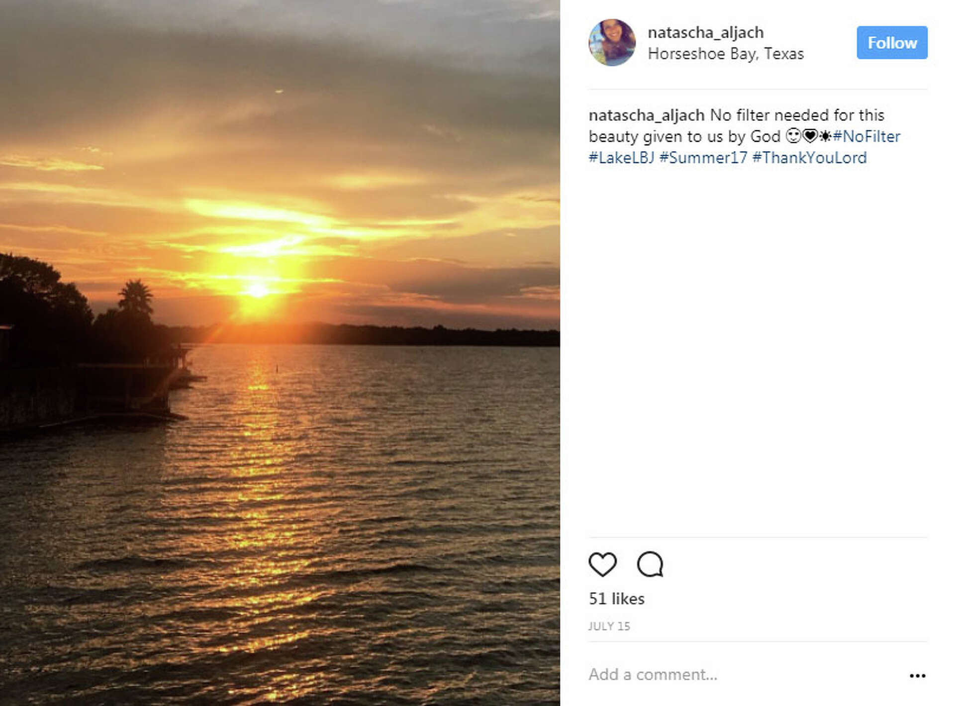 Photos of 15 of Texas' best destinations for a mesmerizing sunset