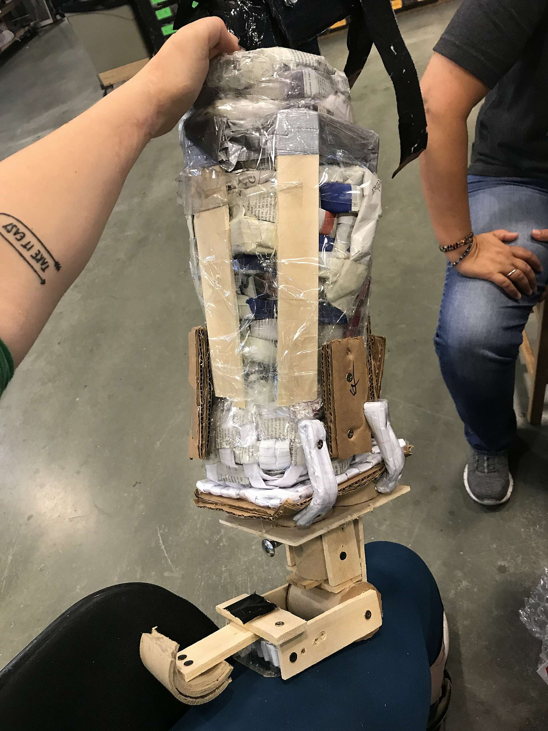 At Exploratorium, science teacher builds a way to walk