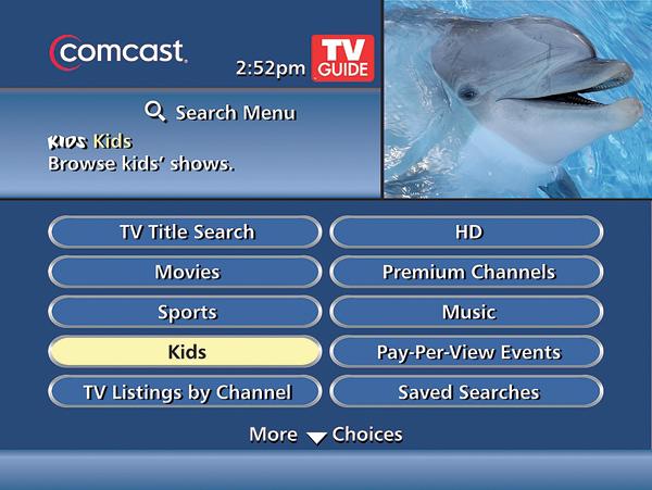 Comcast freshens up its on-screen guide
