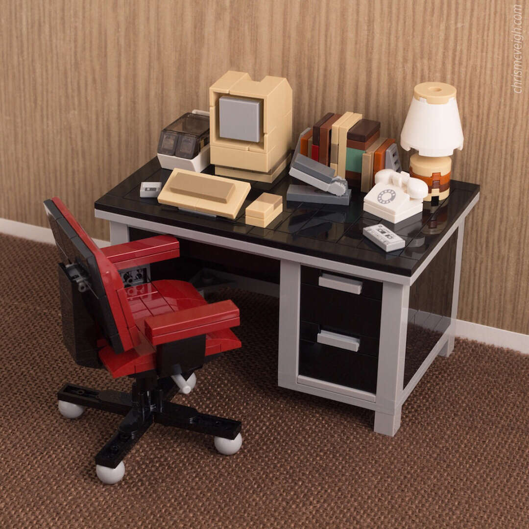 LEGO builder embraces retro tech in realistic sets