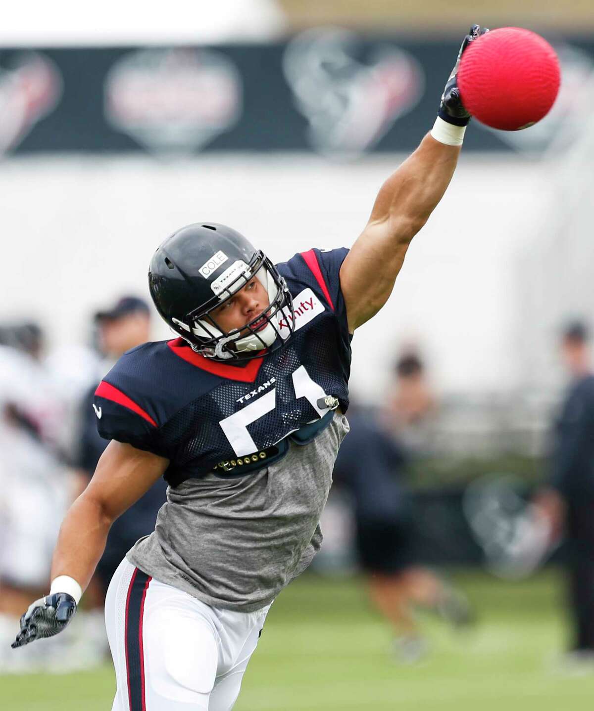 Texans rookie LB Dylan Cole off to fast start