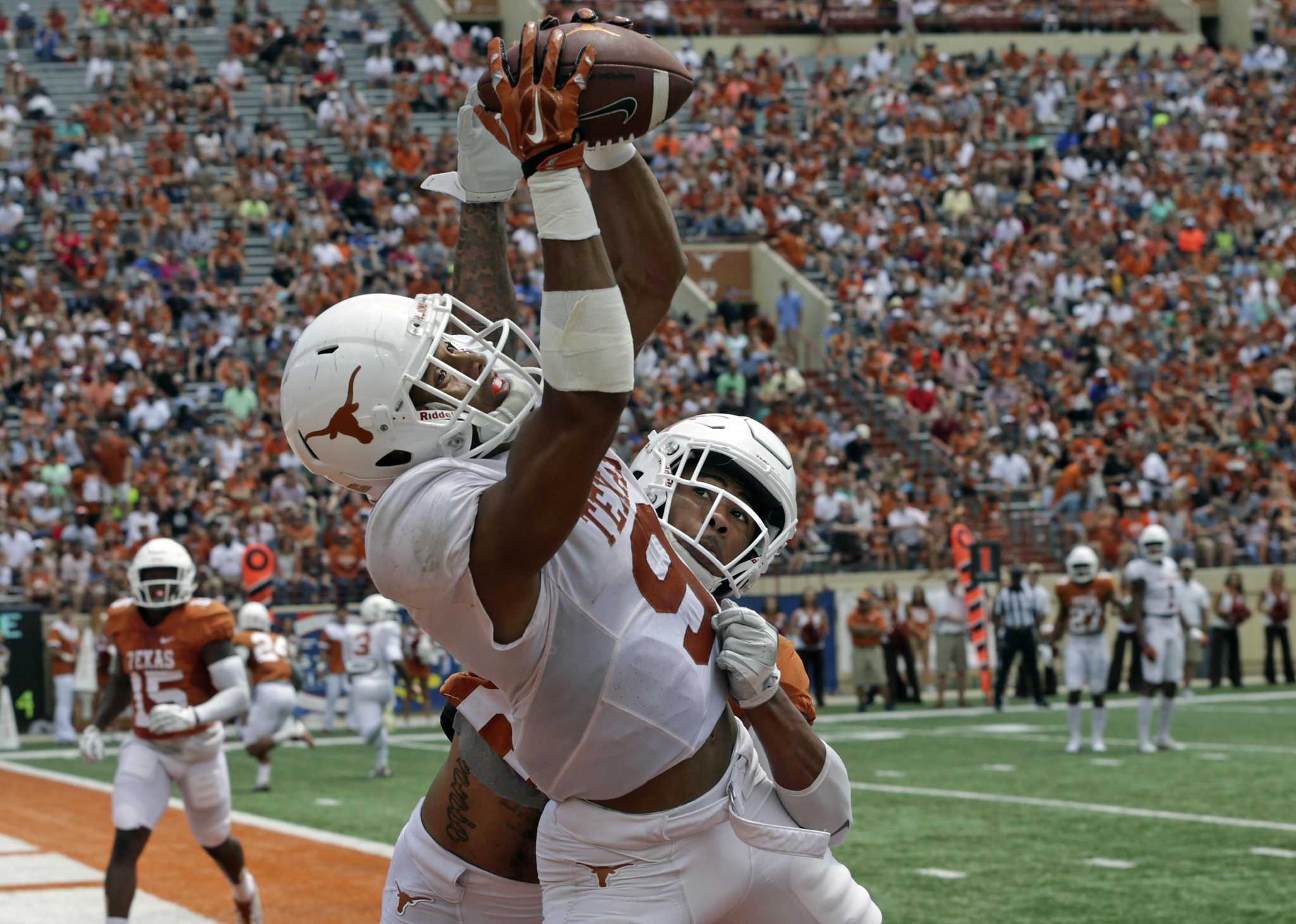 Texas WR Collin Johnson has embraced his coach’s challenge