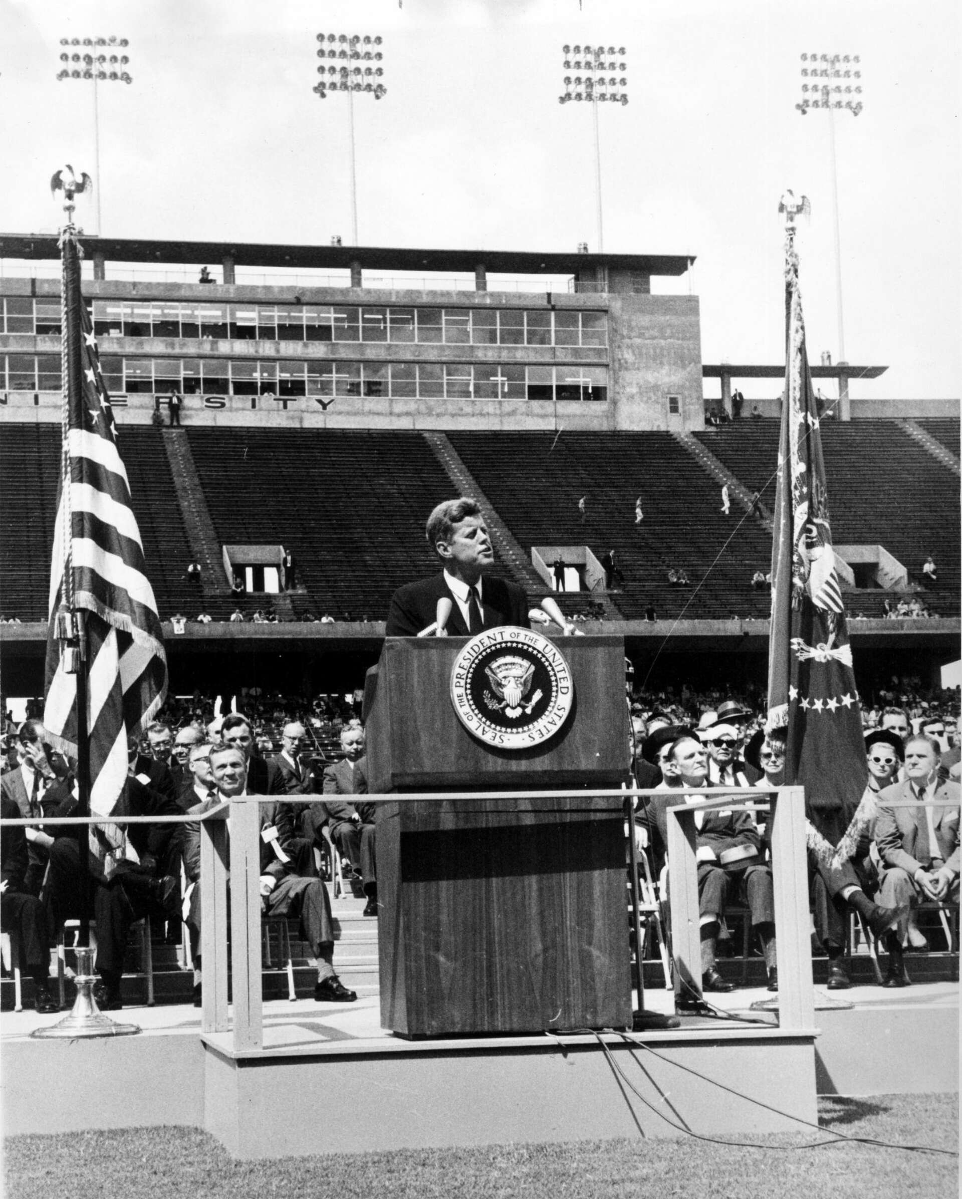 'We choose to go to the moon:' The text of Kennedy's speech at Rice ...
