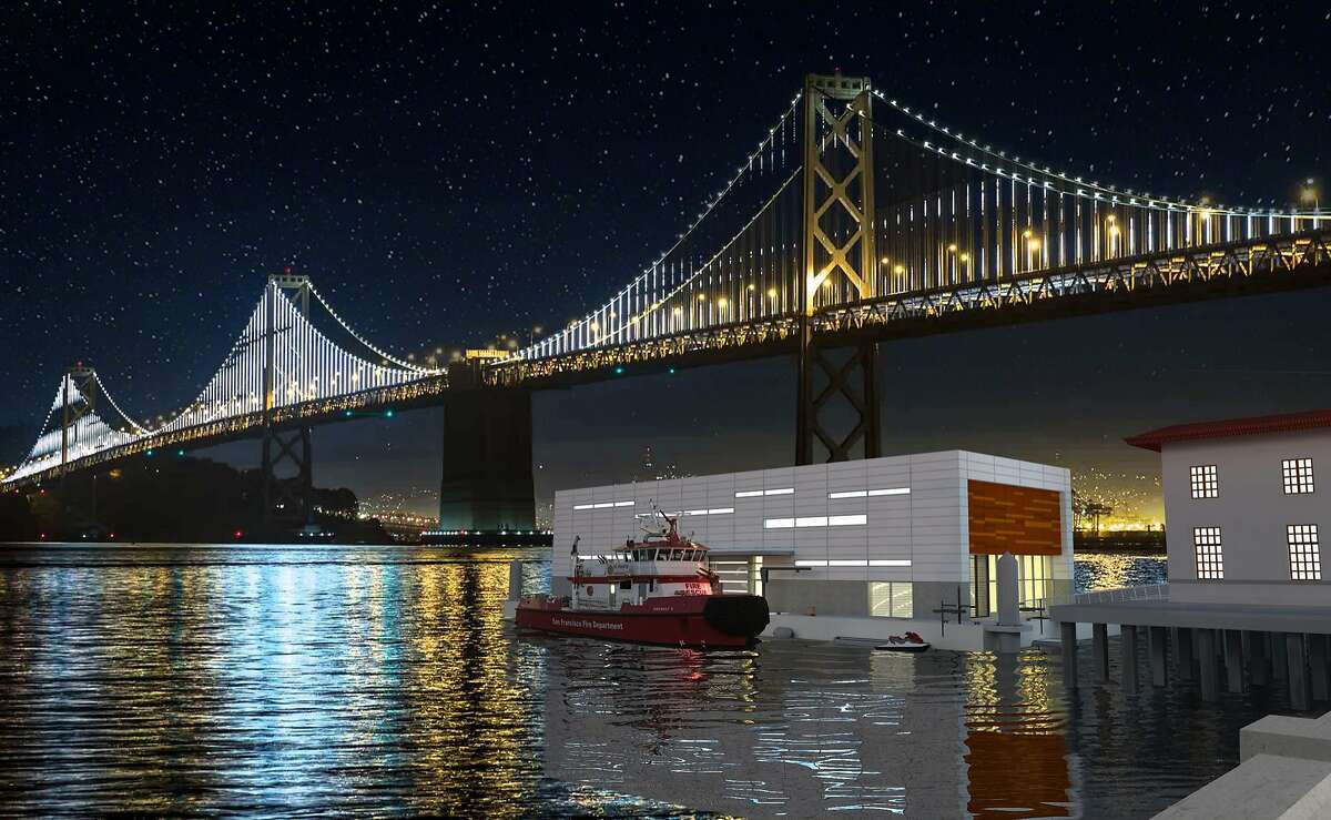 Fireboats’ new Embarcadero station may be a floating pier
