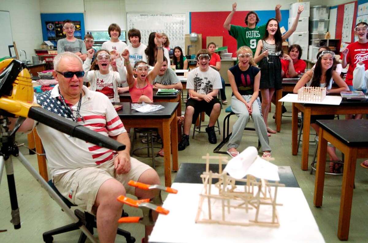 Students hunker down for 'hurricane'