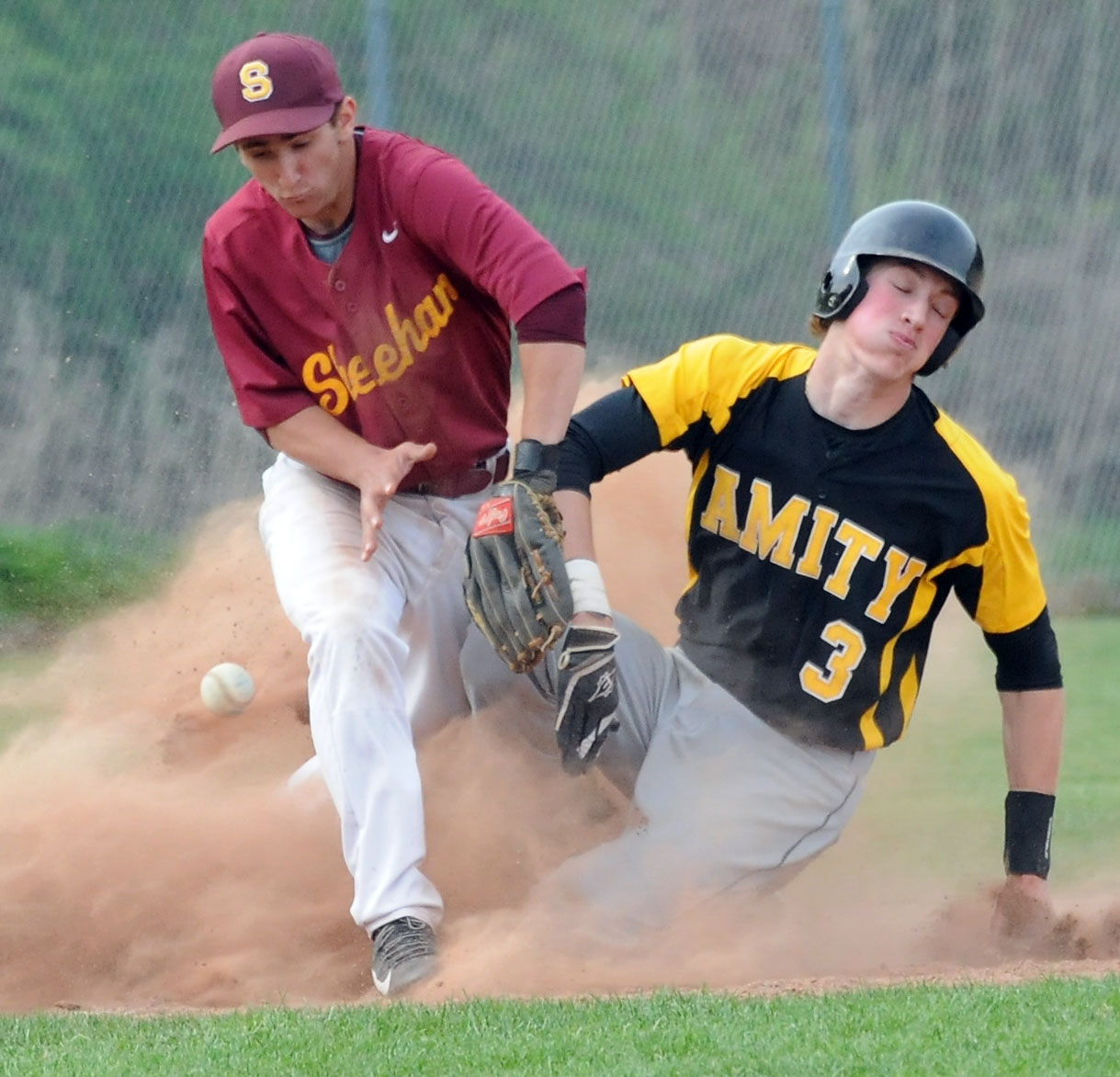 Photos of High School Baseball: Amity 7, Sheehan 5 in Wallingford