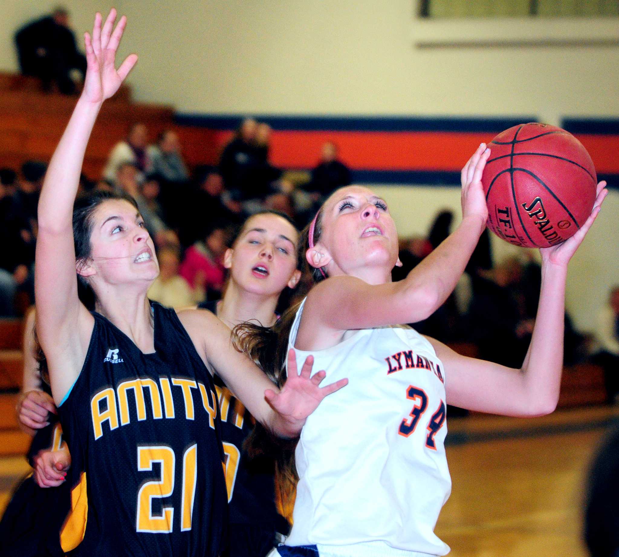 Photos of Lyman Hall vs. Amity Girls Basketball