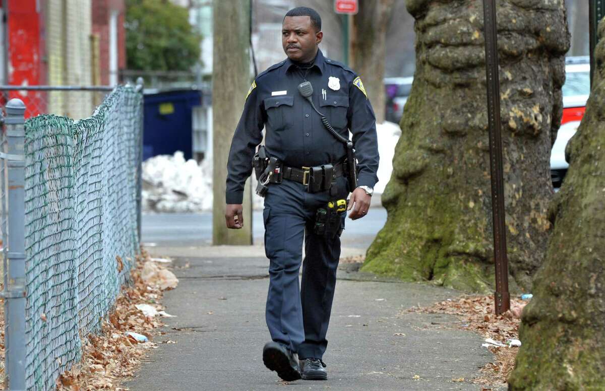 Photos of New Haven Police Officer Robert Hayden Walking the Beat in ...