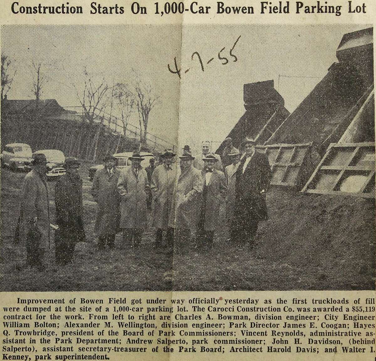 Historical photos of New Haven's Bowen Field