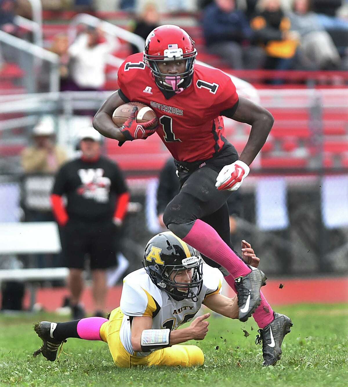 PHOTOS: Wilbur Cross topped Amity, 37-7, in football action