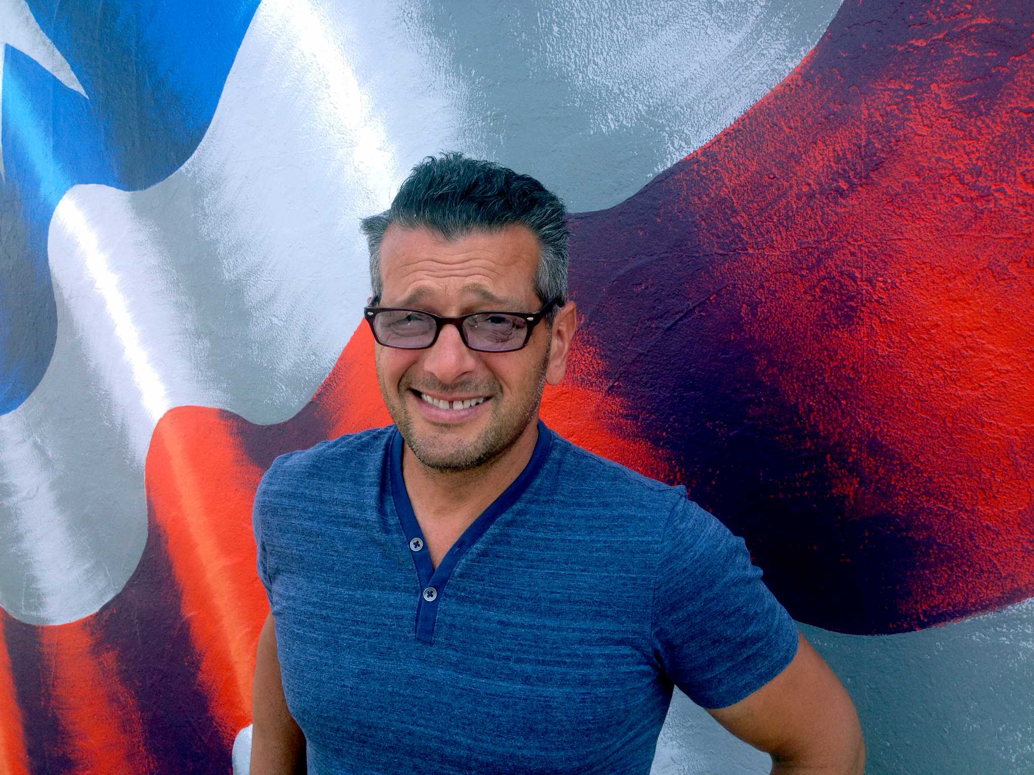 PHOTOS: Artist Scott LoBaido's American Flag painting at Milford's VFW ...