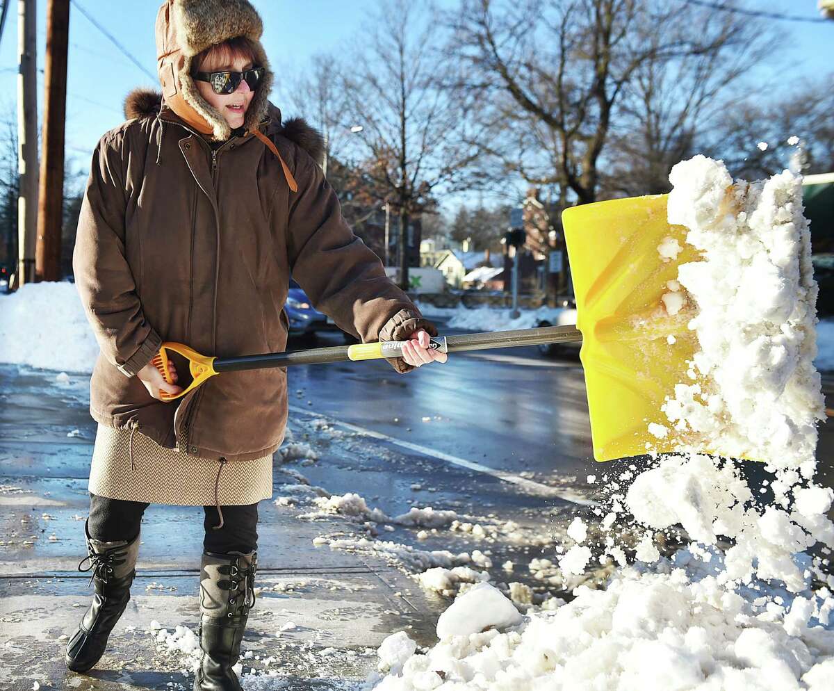 Photos: Storm brings snow, freezing rain to Connecticut