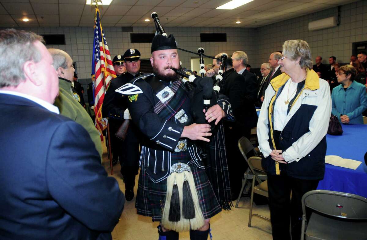 Photos of New East Haven Deputy Police Chief Edward Lennon, Jr., Sworn In