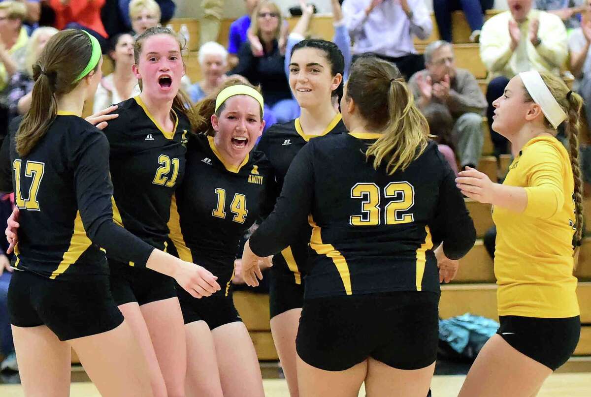 PHOTOS: Amity H.S. Girls Volleyball vs. Cheshire H.S.