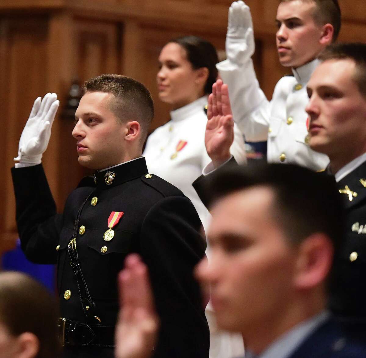 PHOTOS: Yale ROTC Joint Military Commissioning Ceremony