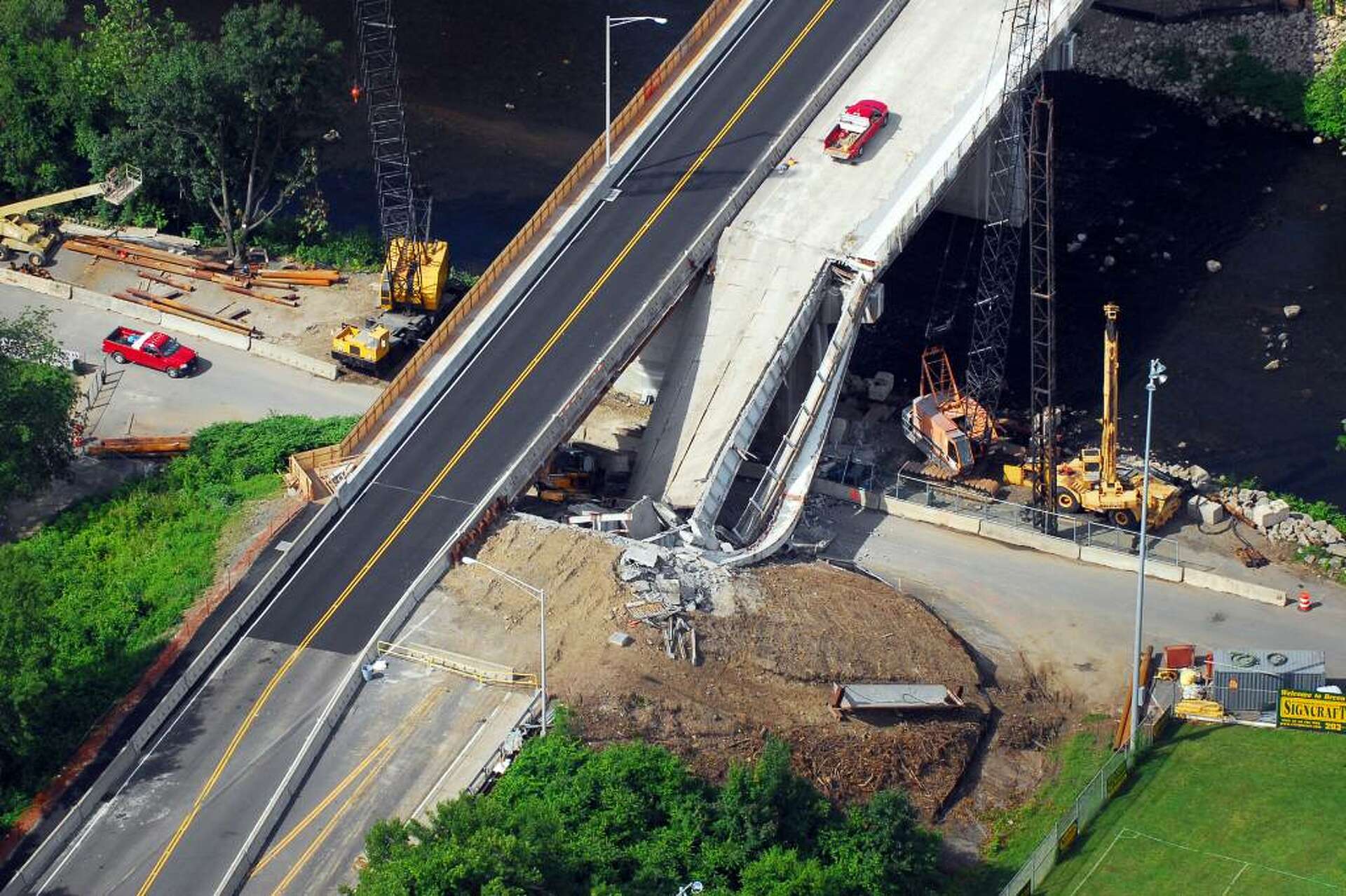 Company in bridge collapse previously cited by OSHA