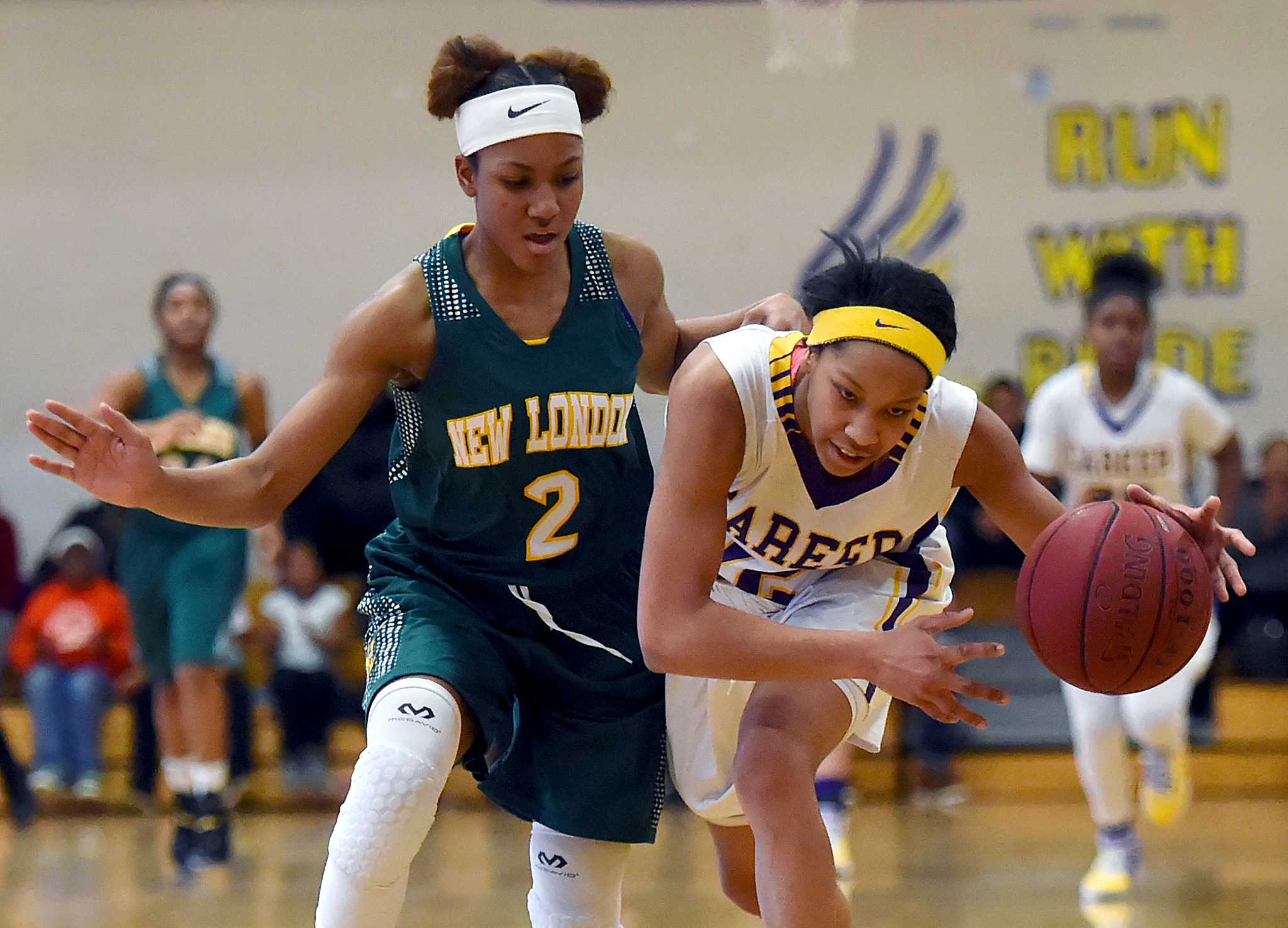 PHOTOS: Girls Basketball: Career vs. New London