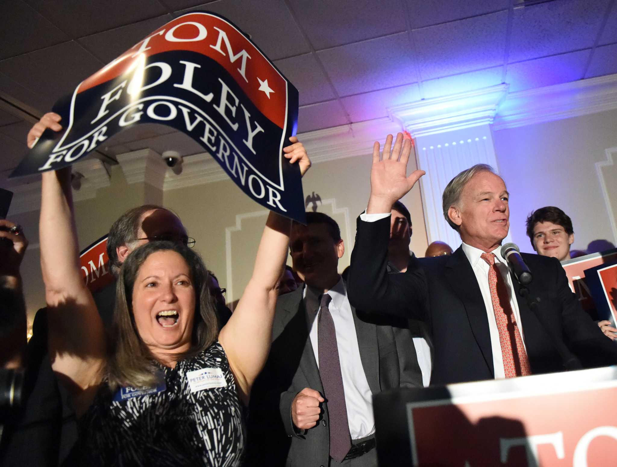 PHOTOS of Tom Foley - Connecticut GOP Primary Night