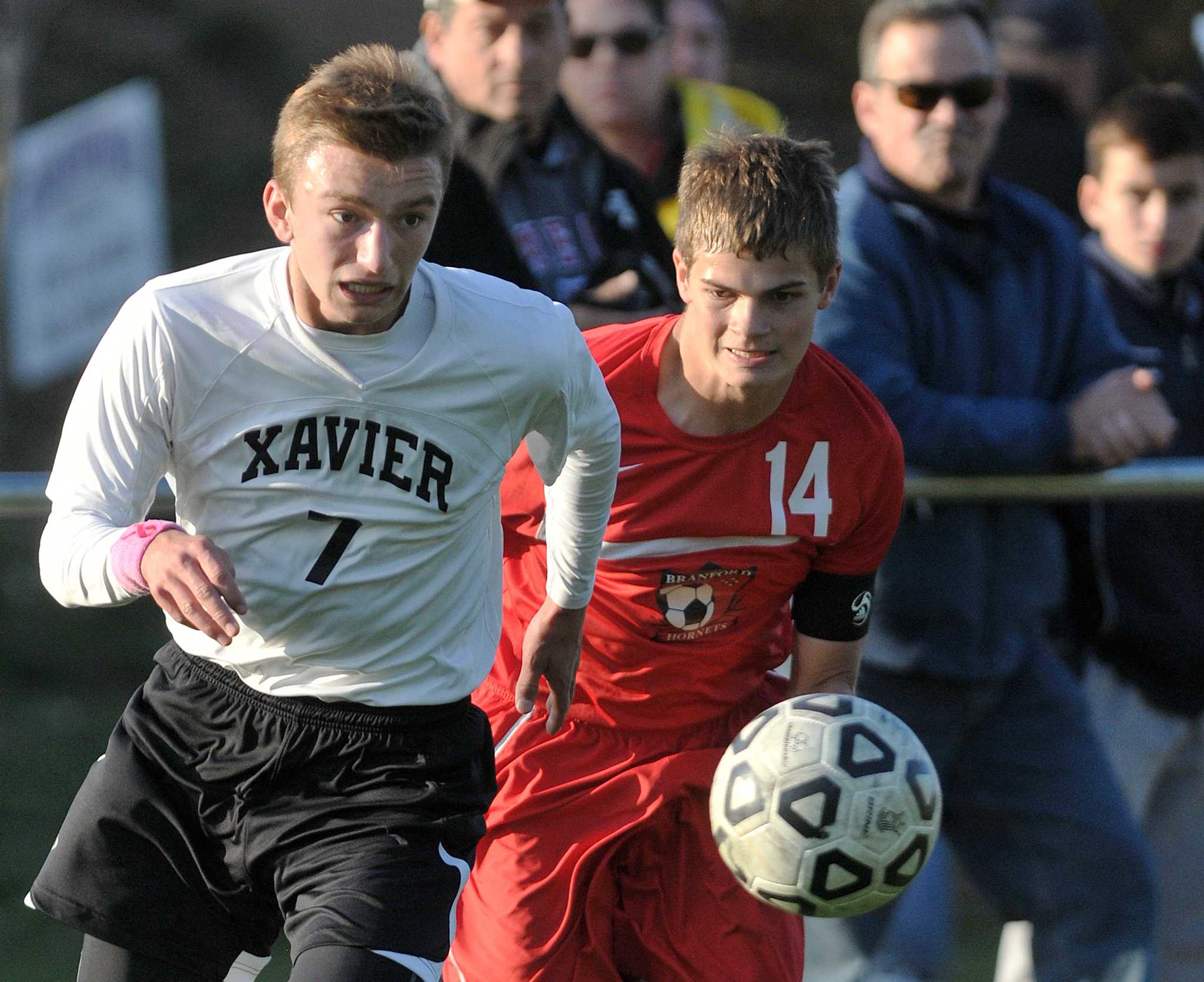 PHOTOS: Xavier vs. Branford in Southern Connecticut Conference boys ...