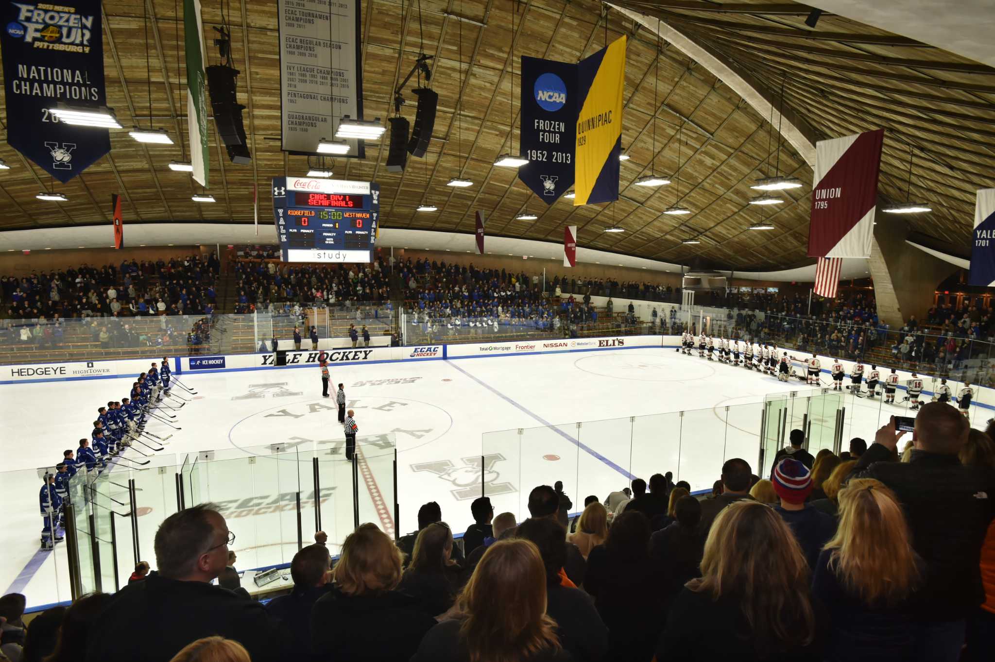 PHOTOS: CIAC Division I Ice Hockey Semifinal: West Haven vs. Ridgefield