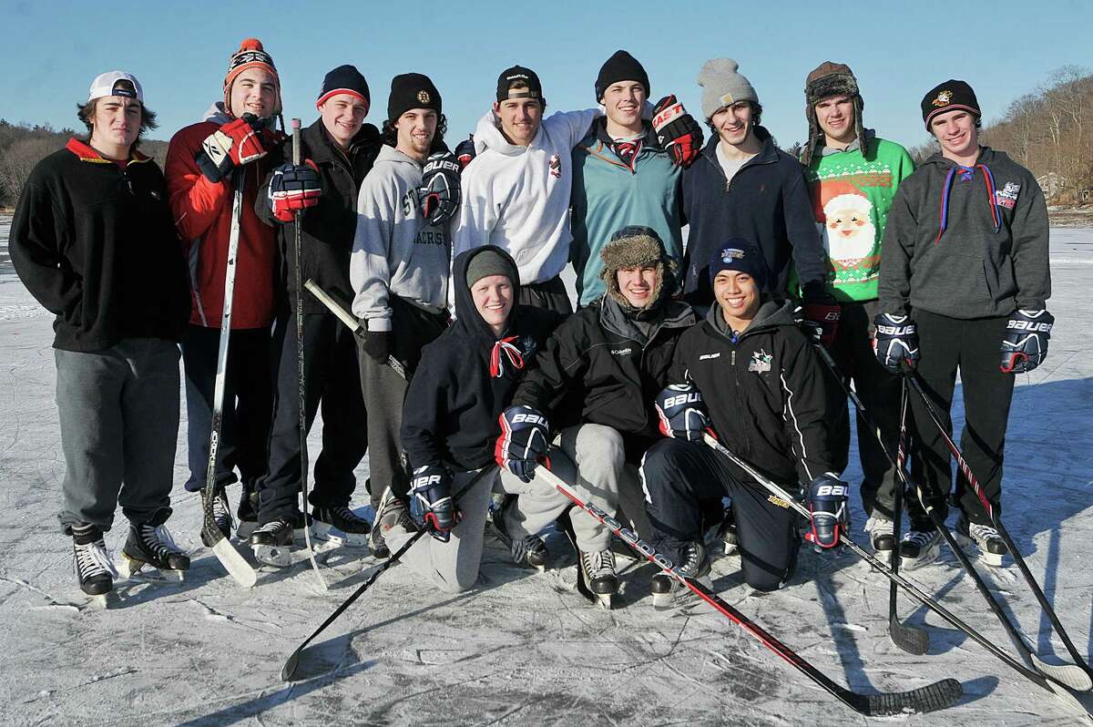 PHOTOS: Wolfpack Juniors hit the ice on Lake Beseck in Middlefield