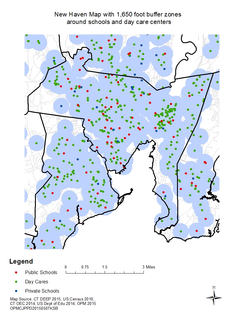 MAPS: Connecticut school zones