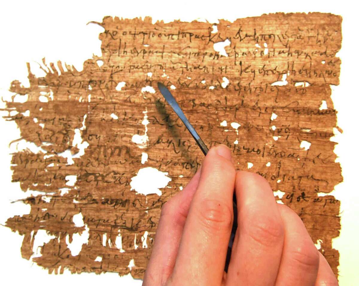 PHOTOS of Yale Papyrus and Parchment Documents Restored