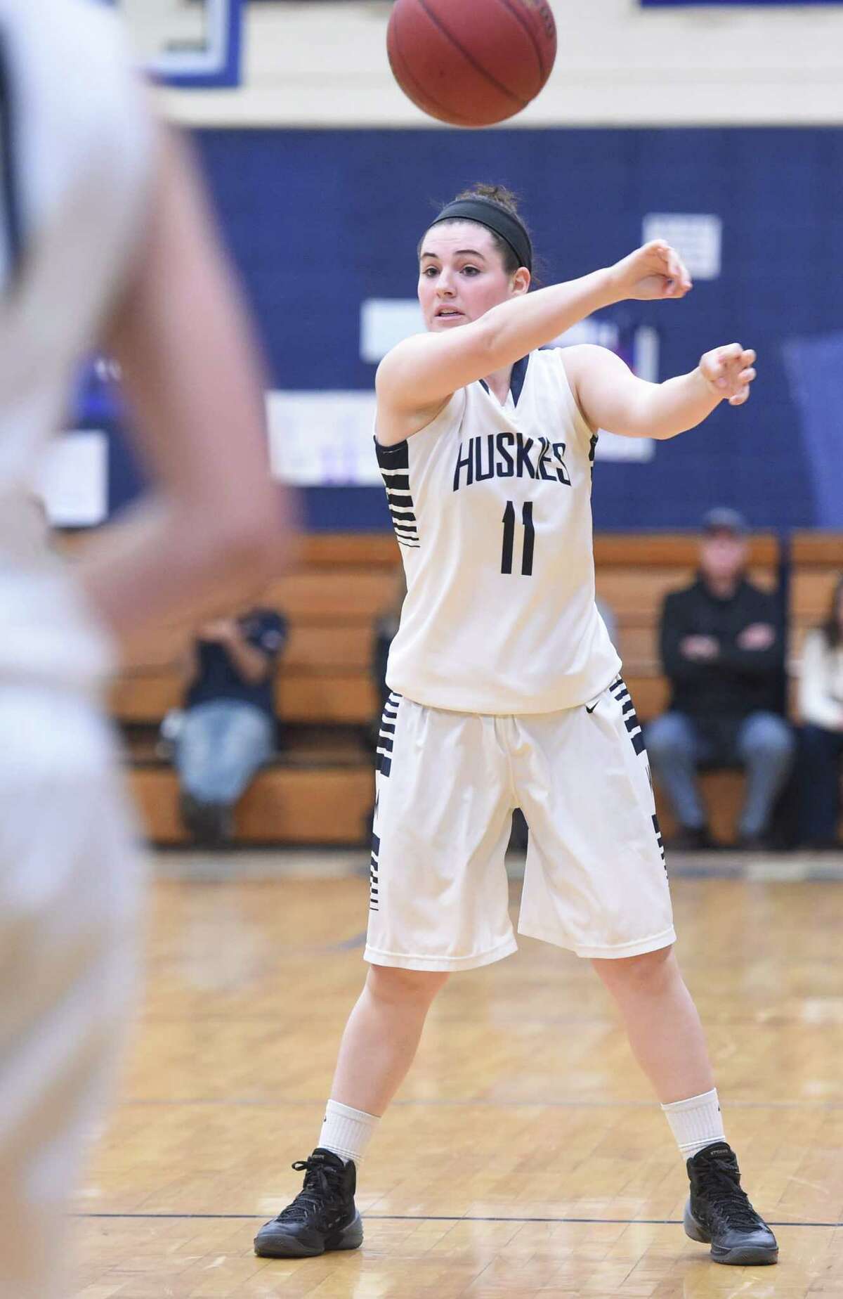 Photos of Morgan Girls Basketball Defeating Cromwell 45-42