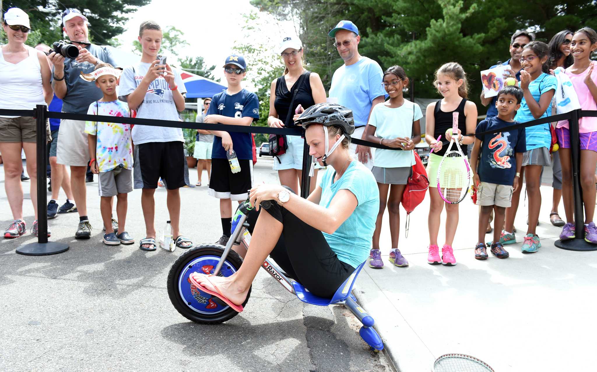 Photos of Kid's Day and Triathlon Challenge at Connecticut Open
