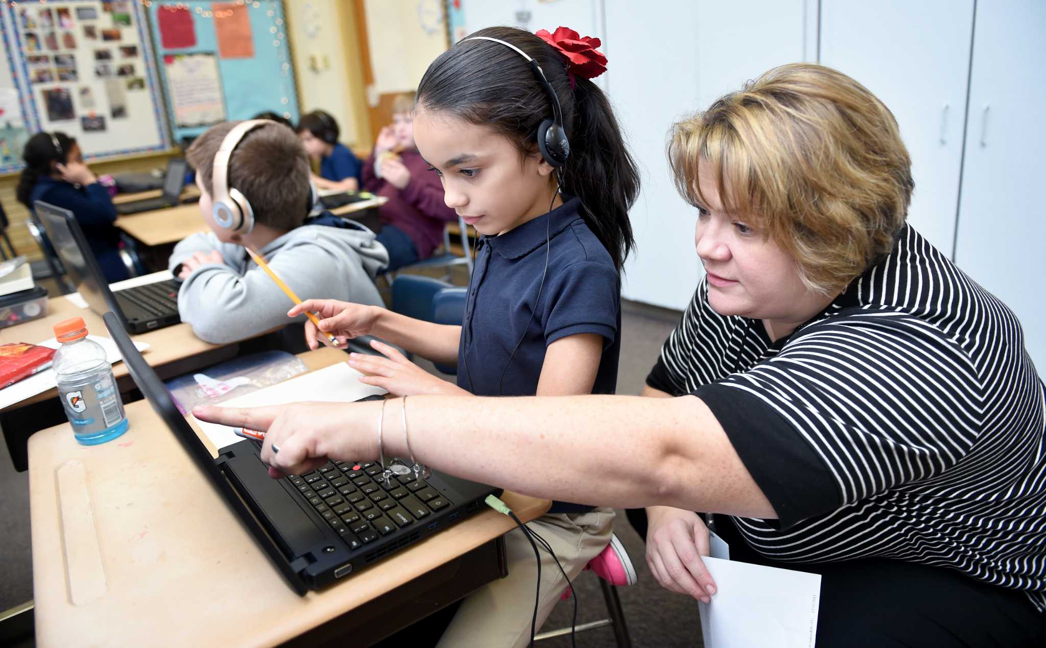 Photos of Hour of Code at Tuttle Elementary School