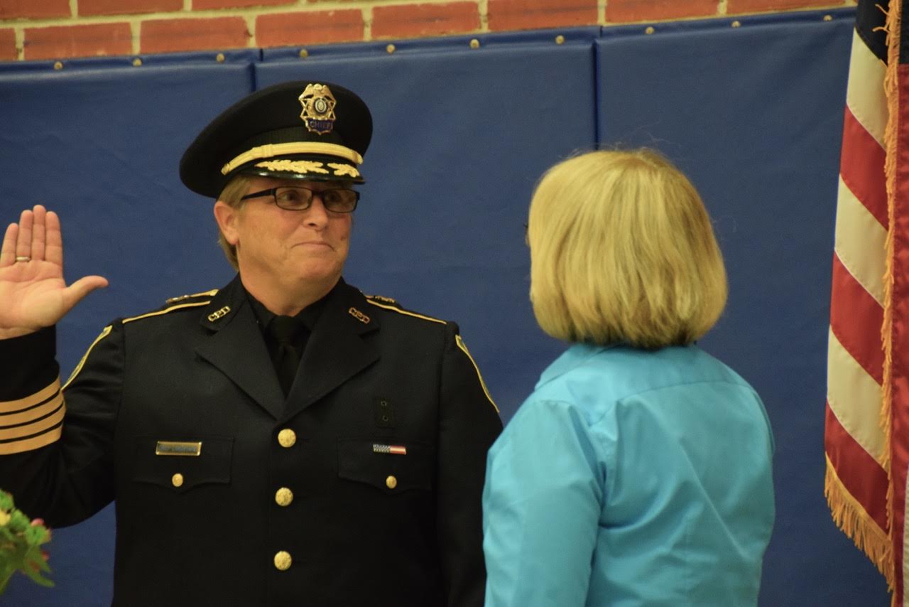 Photos: Denise Lamontagne sworn in as Cromwell's police chief