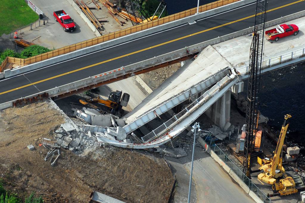 Company in bridge collapse previously cited by OSHA
