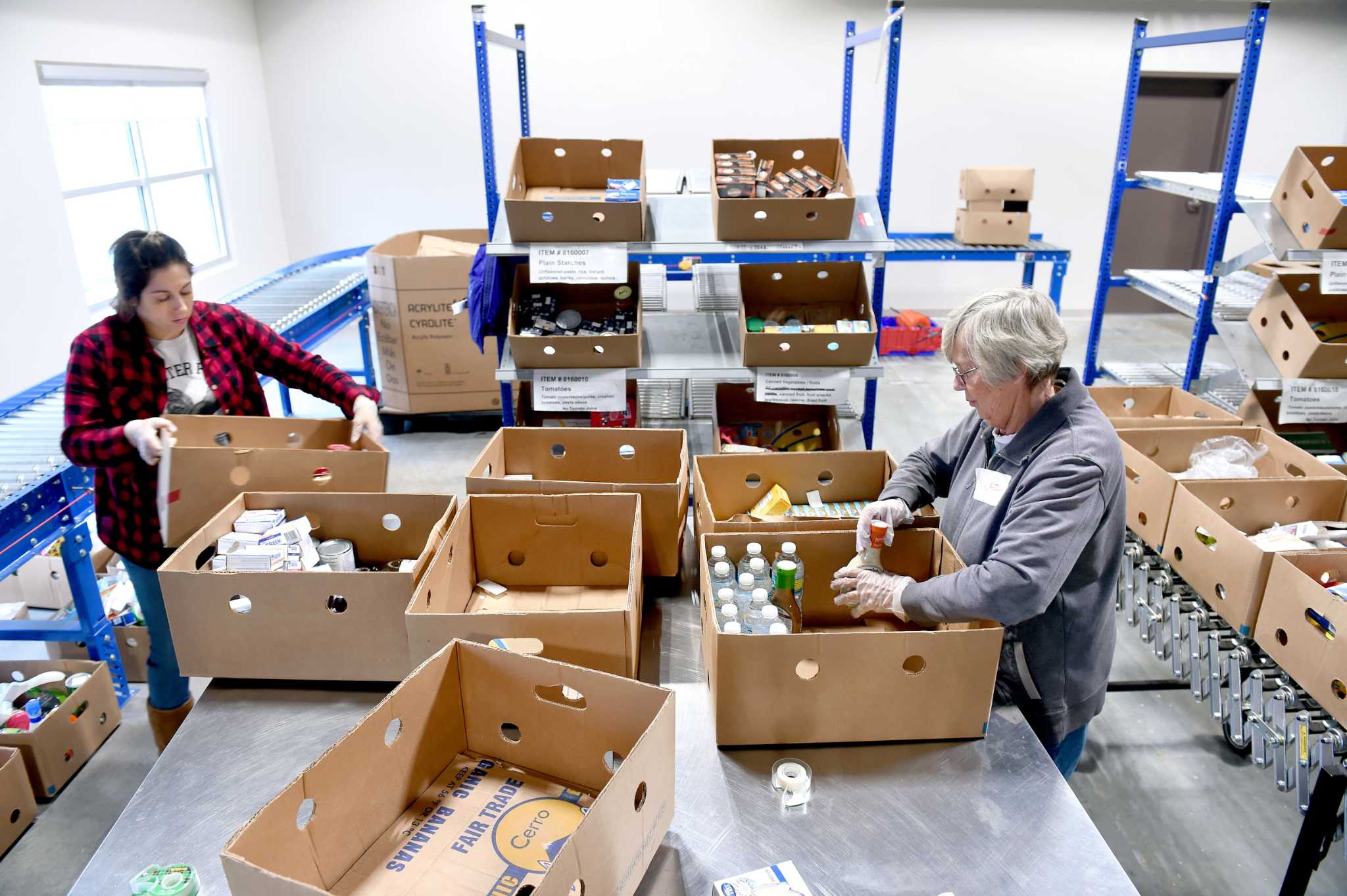 Photos of the New Connecticut Food Bank Facility