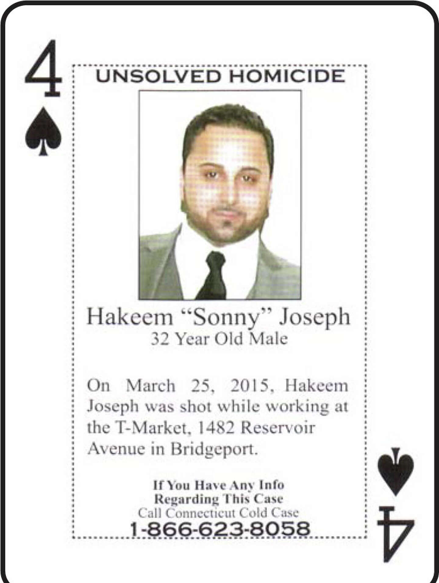 Connecticut releases 4th deck of cold case playing cards for inmates