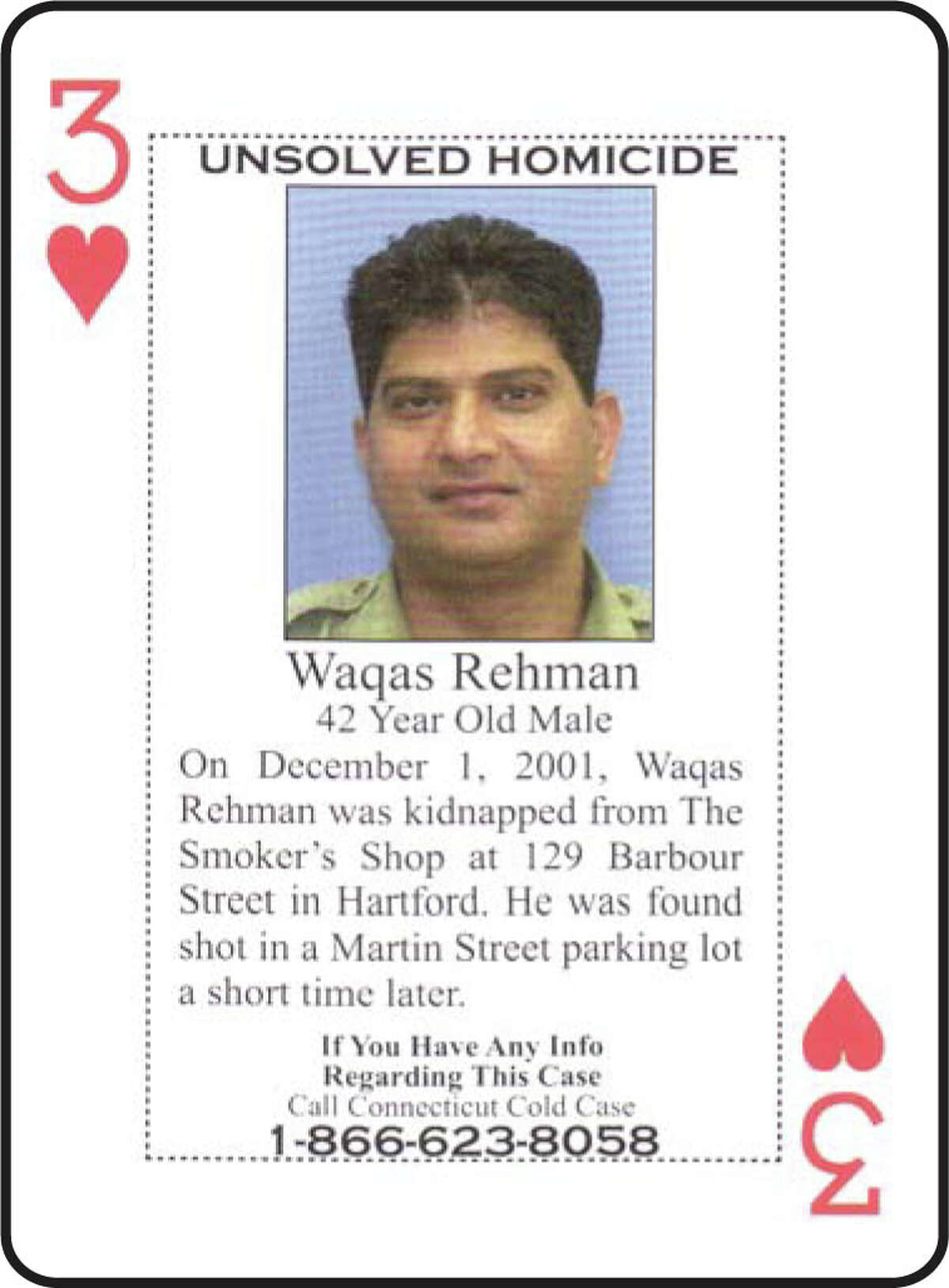 Connecticut releases 4th deck of cold case playing cards for inmates