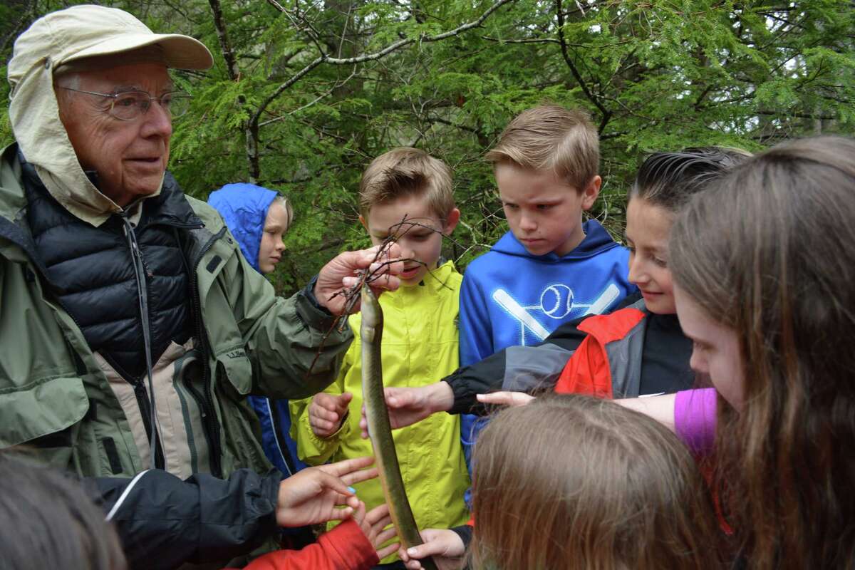 PHOTOS: East Hampton Center School 4th-graders salmon release project