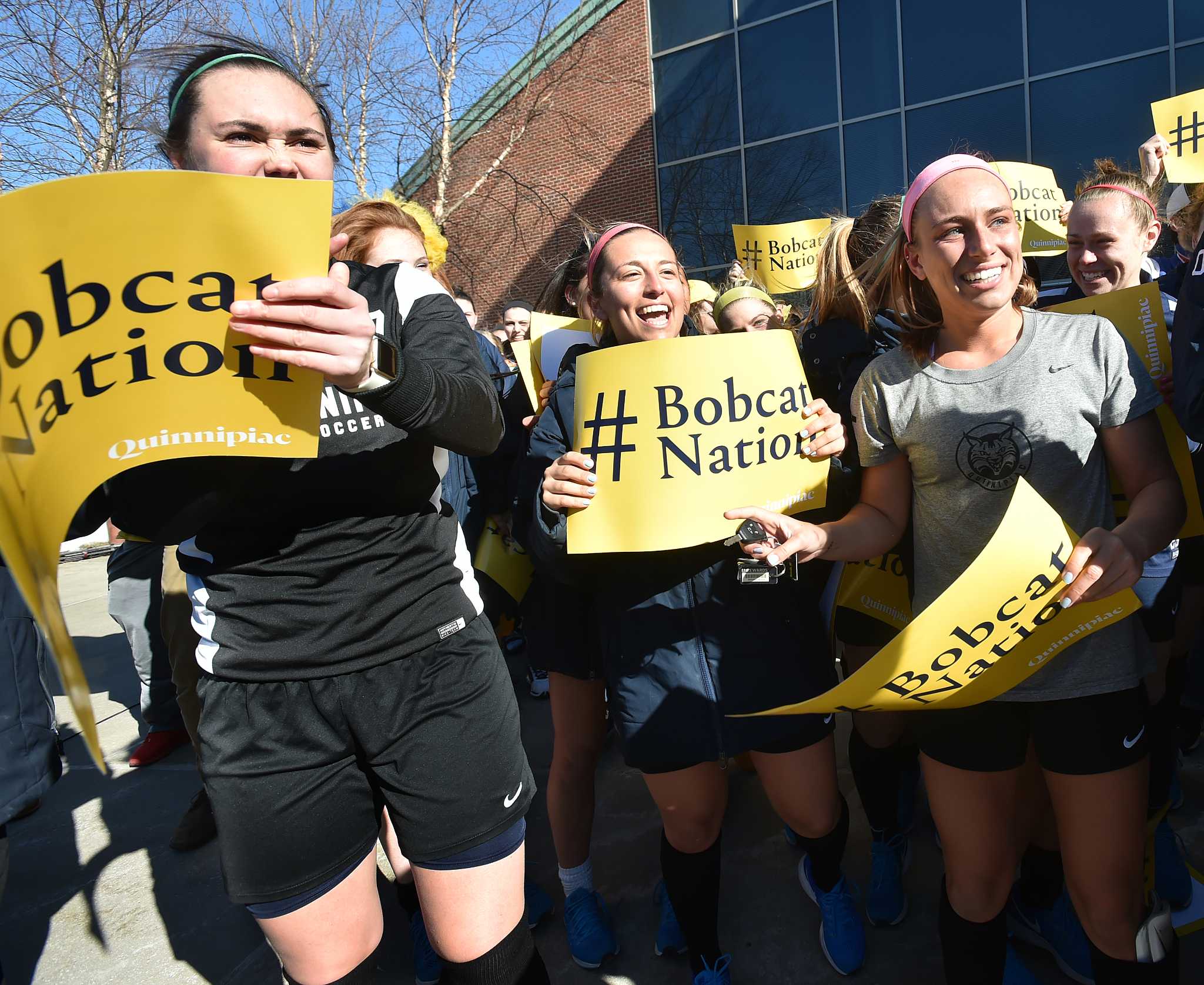 PHOTOS: Sweet Send-Off 16 Rally: Quinnipiac Women's Basketball